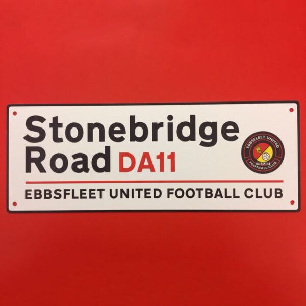 Stonebridge Road road sign – Ebbsfleet United FC Online Shop